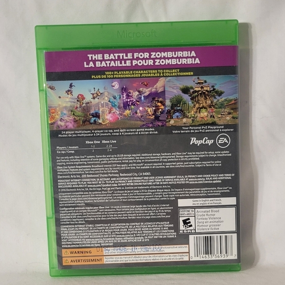 Microsoft | Video Games & Consoles | Plants Vs Zombies Xbox One | Poshmark